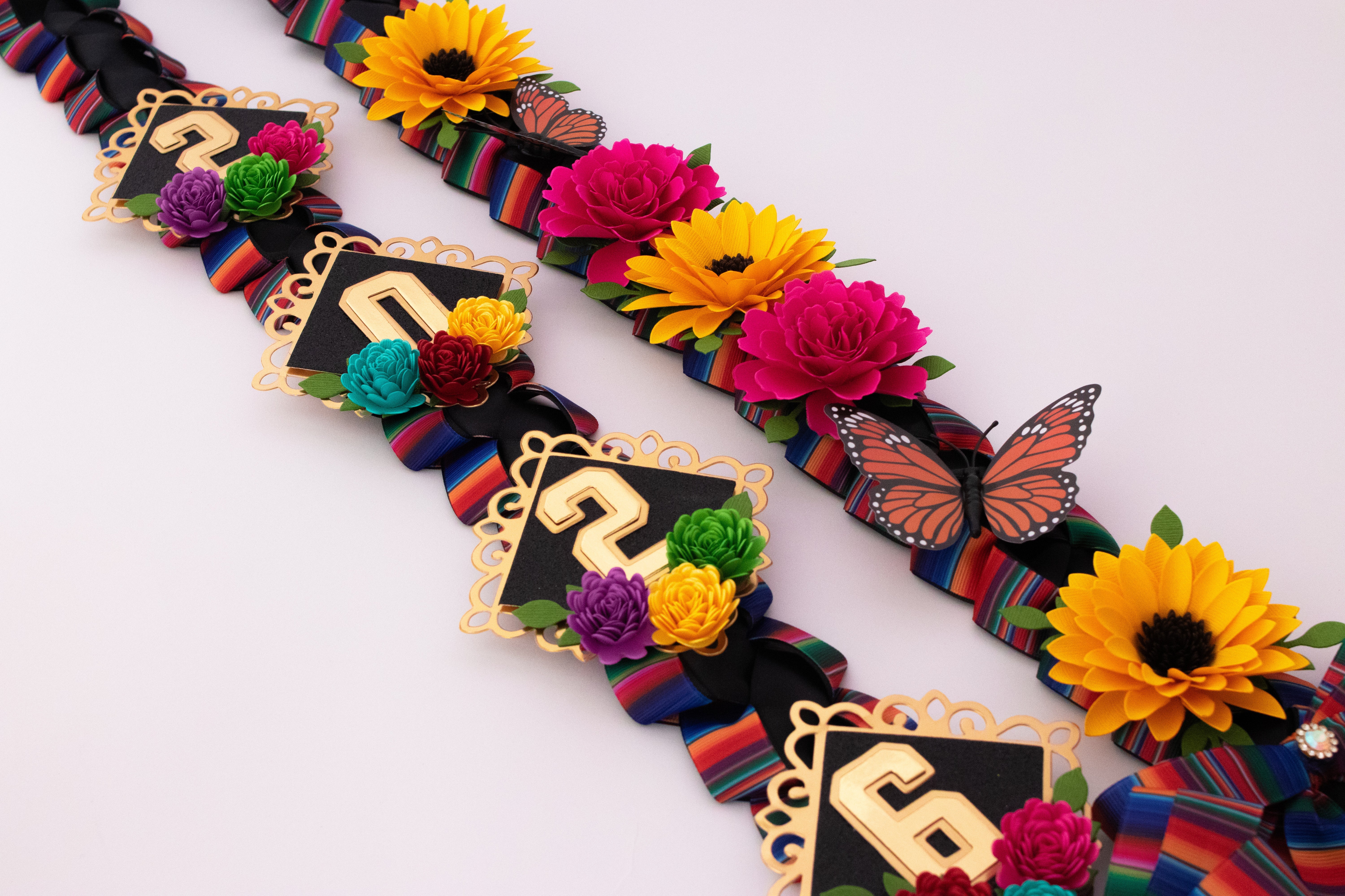 Graduation Satin Ribbon Lei – Ana Cervantes Creations